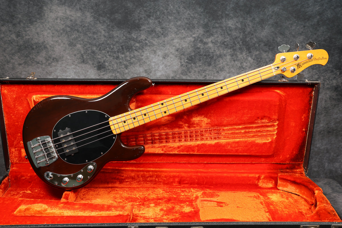 1977 Music Man Stingray, Walnut – Andy Baxter Bass & Guitars