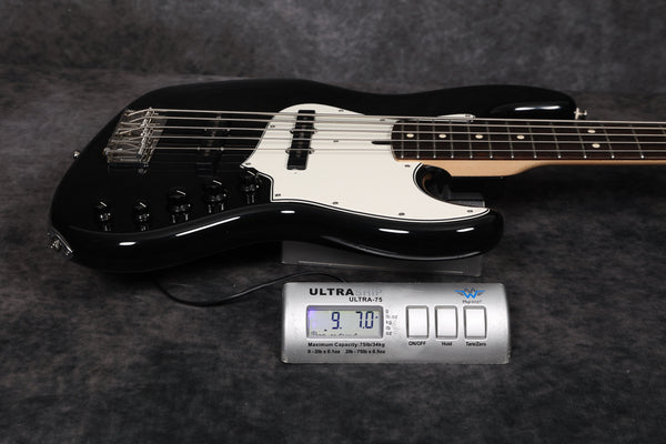 Alleva Coppolo LG5 Classic, Black – Andy Baxter Bass & Guitars