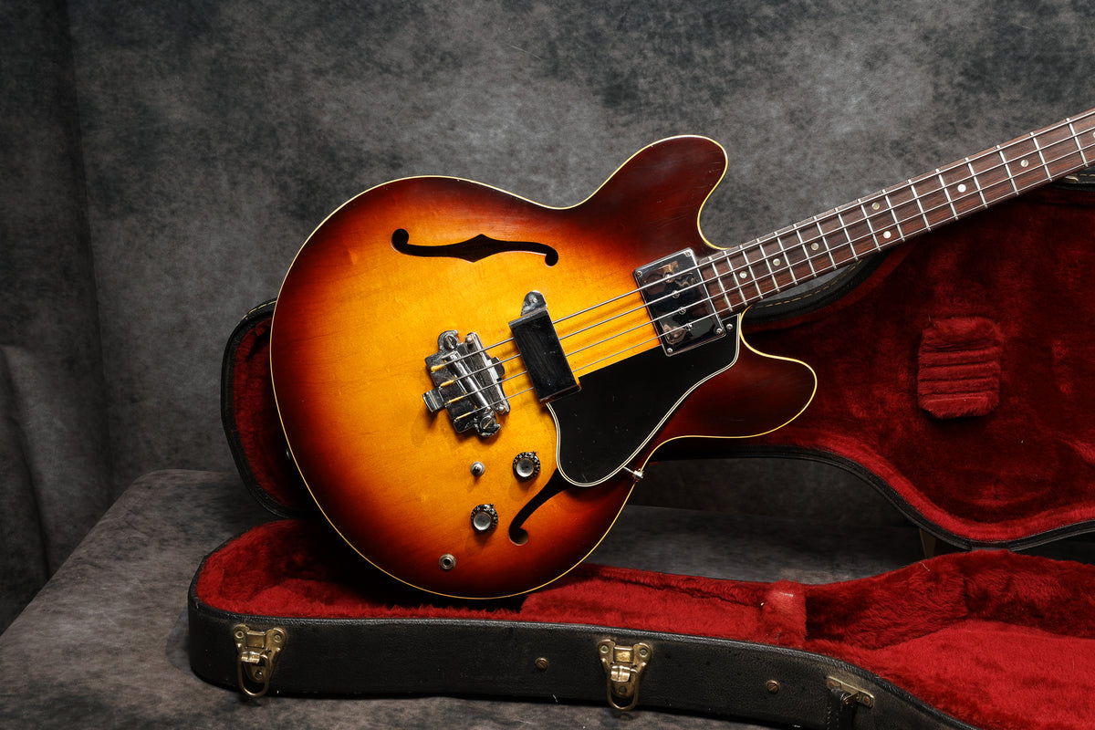 1966 Gibson EB2, Sunburst – Andy Baxter Bass & Guitars