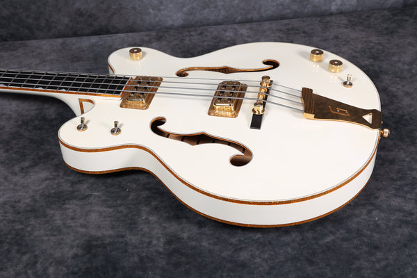 2007 Gretsch G6136LSB White Falcon Bass – Andy Baxter Bass & Guitars