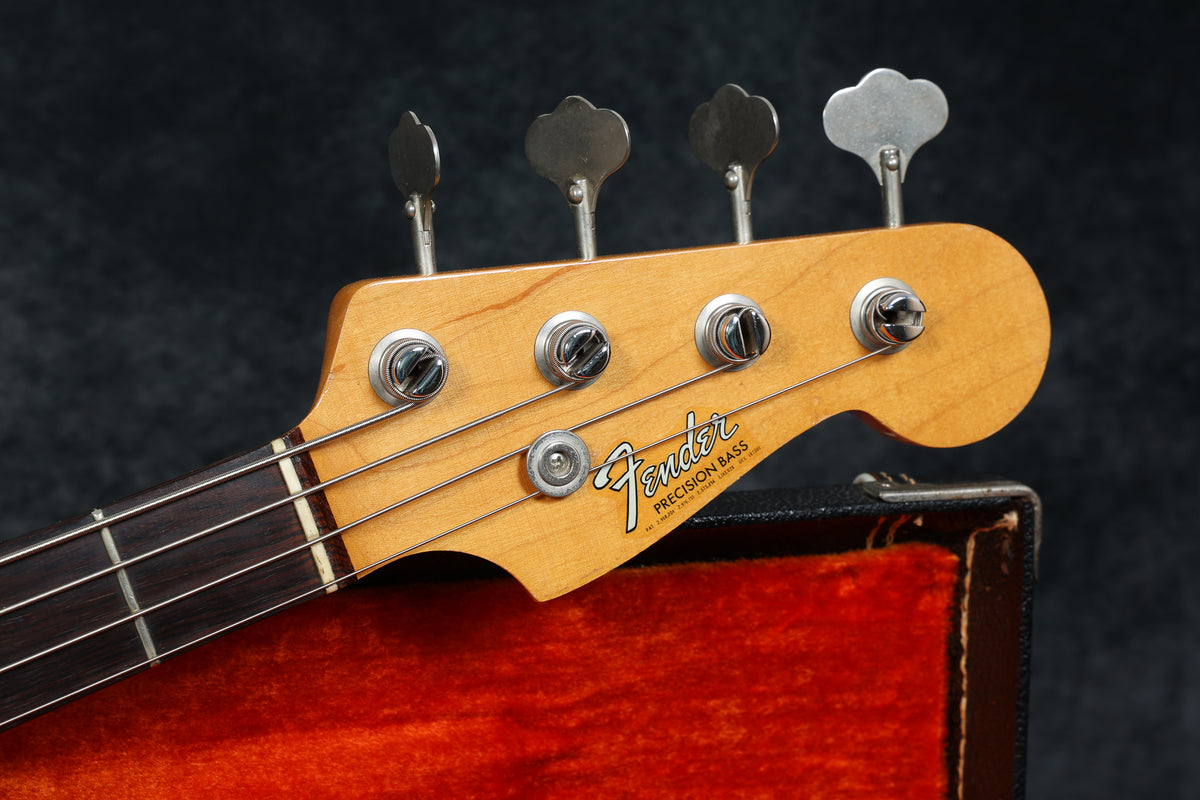 1966 Fender Precision, Dakota Red – Andy Baxter Bass & Guitars