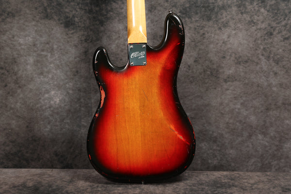 Olinto 4-String P - Sunburst Relic – Andy Baxter Bass & Guitars