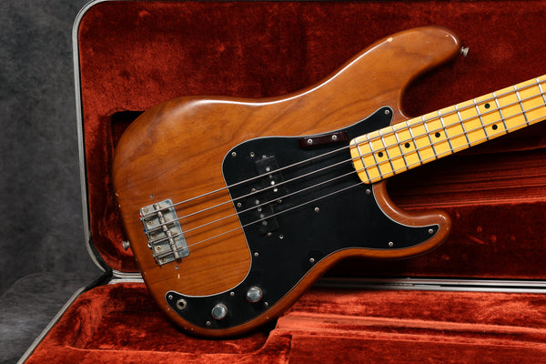 1977 Fender Precision Bass, Walnut – Andy Baxter Bass & Guitars