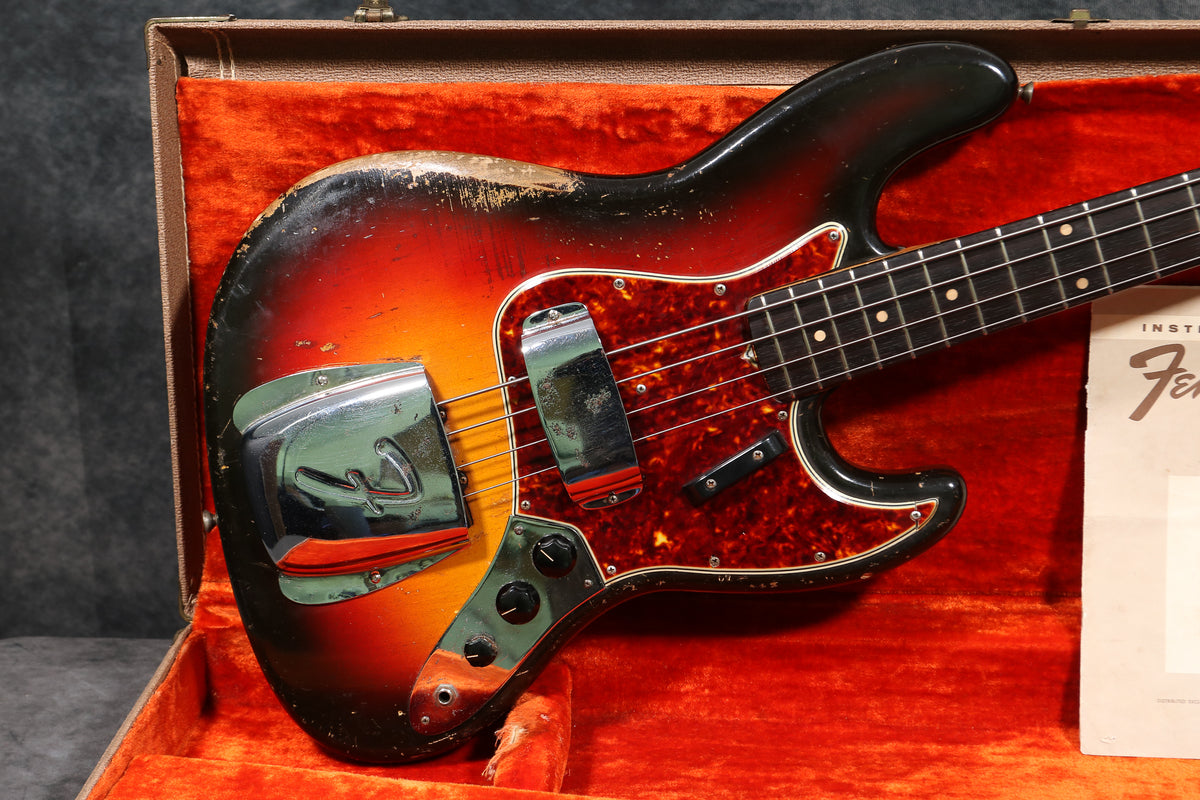 1961 Fender Jazz Bass, Sunburst – Andy Baxter Bass & Guitars