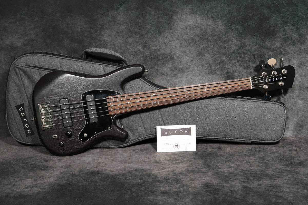 2021 Serek Midwestern 2, Satin Plum, 5-String – Andy Baxter Bass & Guitars