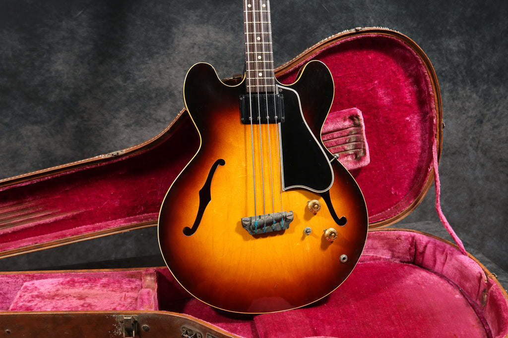 1959 Gibson EB2, Sunburst, Inc Lifton Case – Andy Baxter Bass & Guitars