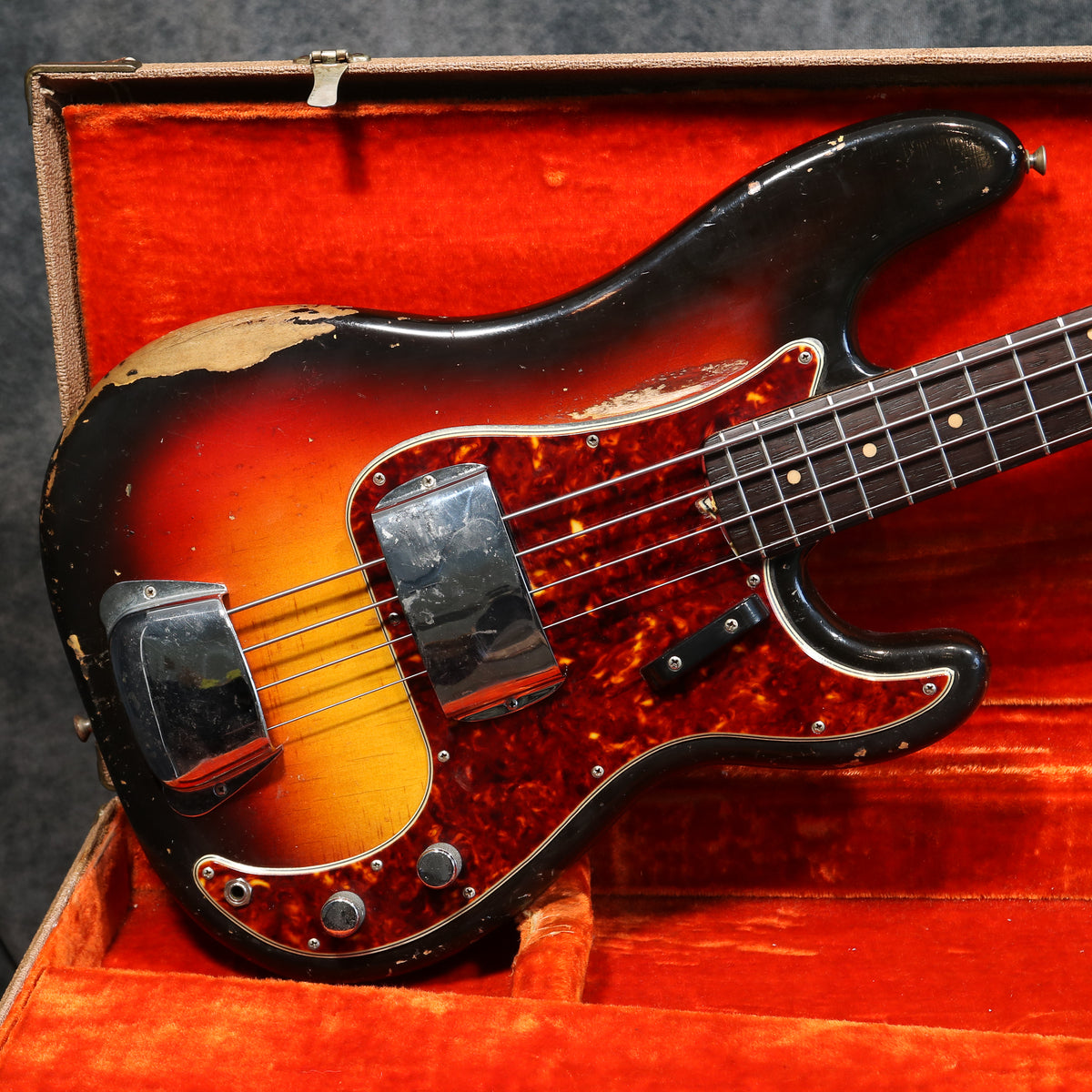 1962 Fender Precision Bass, Sunburst – Andy Baxter Bass & Guitars