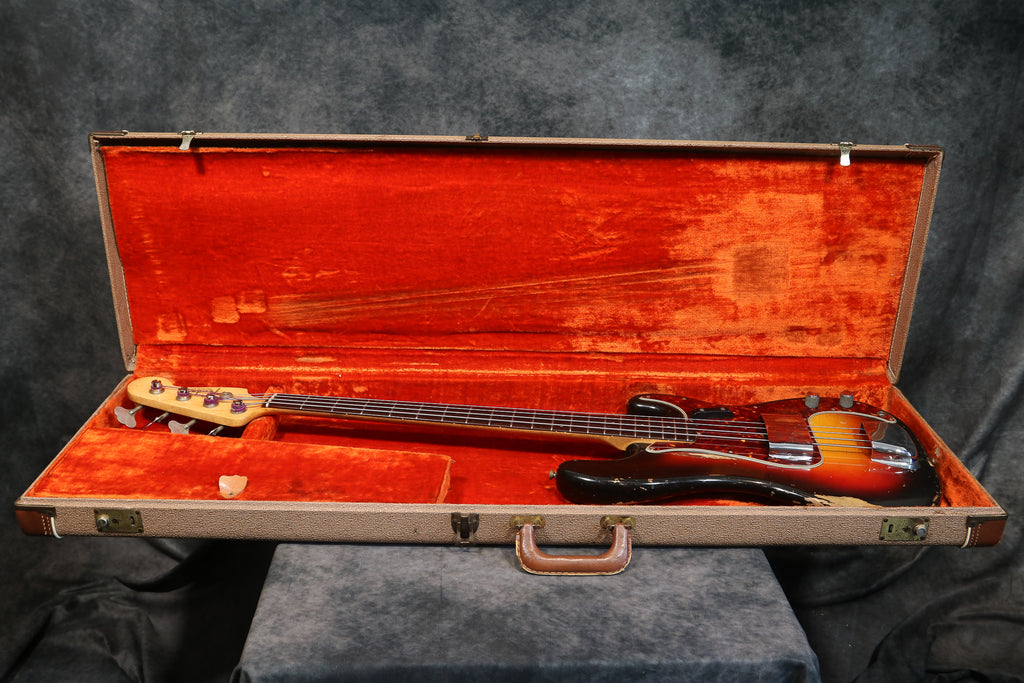 1962 Fender Precision Bass, Sunburst – Andy Baxter Bass & Guitars