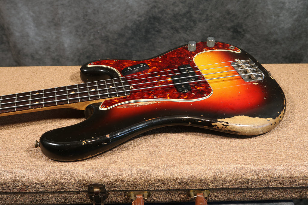 1962 Fender Precision Bass, Sunburst – Andy Baxter Bass & Guitars