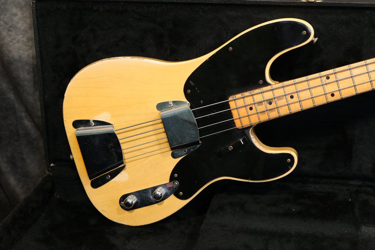 1953 Fender Precision Bass, Blonde – Andy Baxter Bass & Guitars