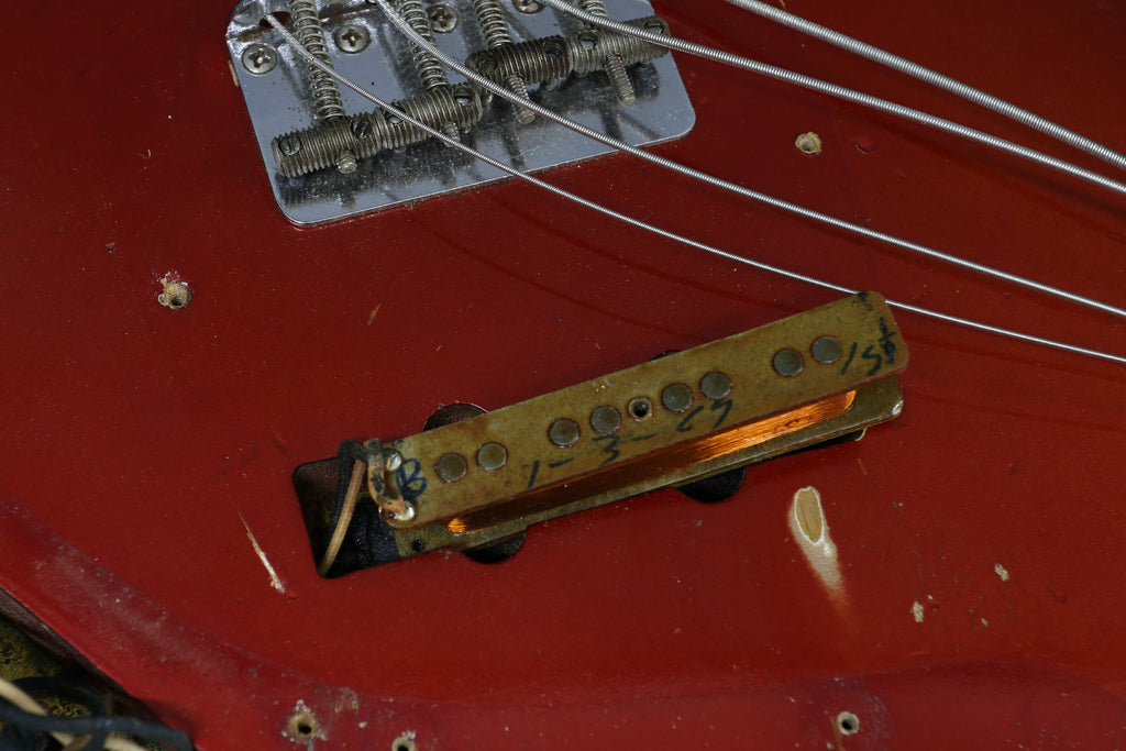 1966 Fender Jazz, Candy Apple Red / Matching Headstock – Andy Baxter ...
