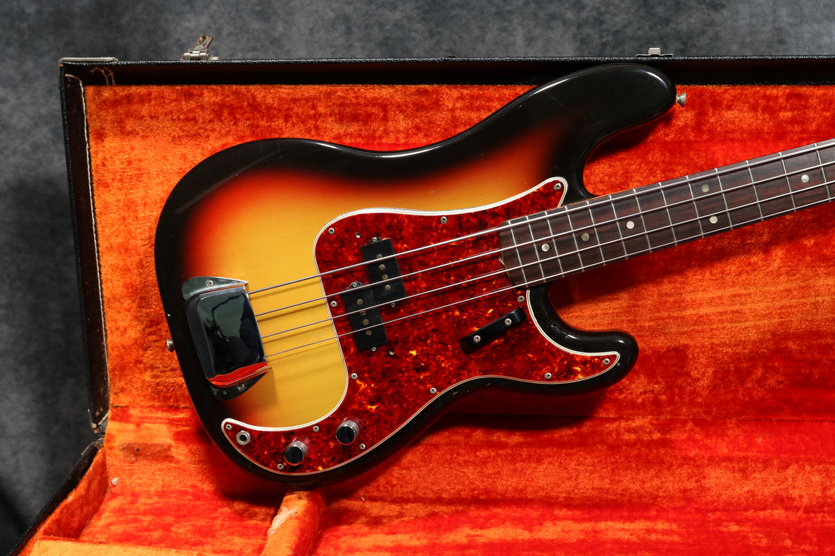 1966 Fender Precision Bass, Sunburst – Andy Baxter Bass & Guitars