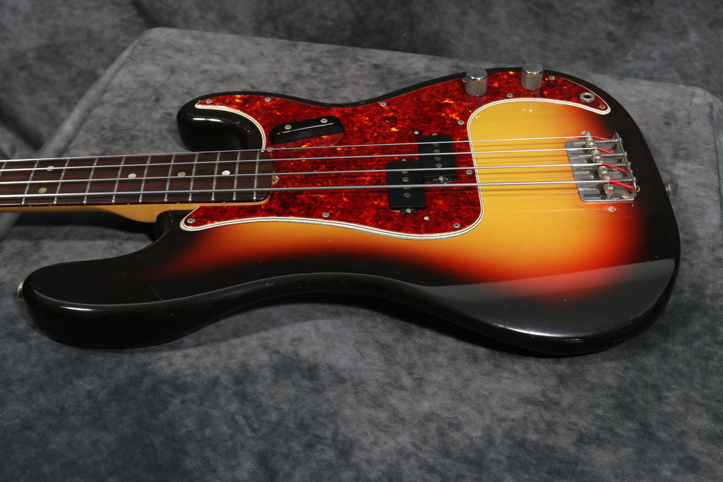 1966 Fender Precision Bass, Sunburst – Andy Baxter Bass & Guitars