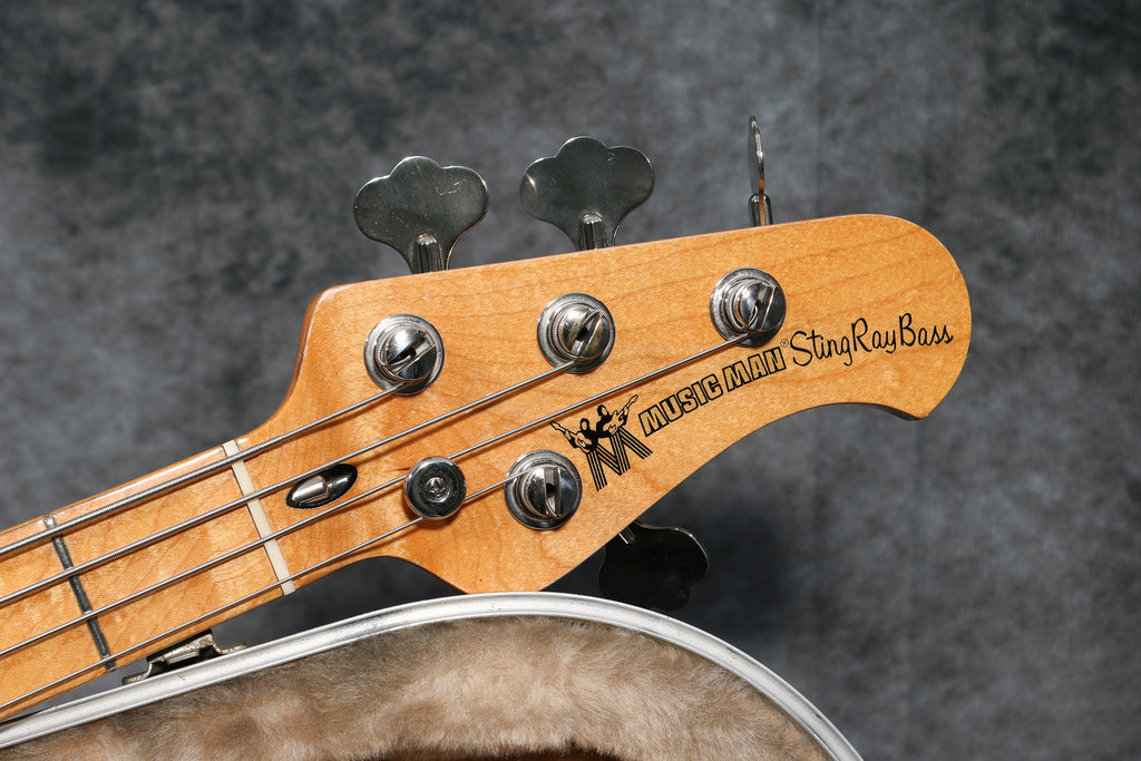 1979 Music Man Stingray, White – Andy Baxter Bass & Guitars