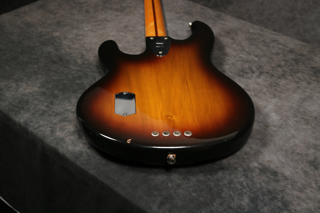 1979 Music Man Stingray, Fretless, Sunburst – Andy Baxter Bass & Guitars