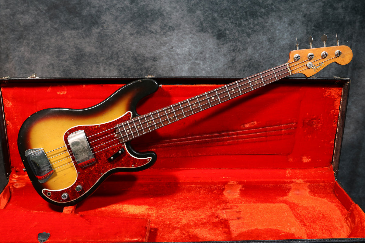 1966 Fender Precision Bass, Sunburst – Andy Baxter Bass & Guitars