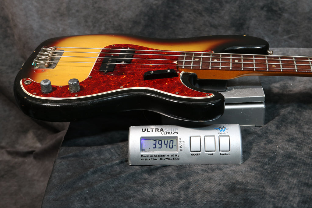 1966 Fender Precision Bass, Sunburst – Andy Baxter Bass & Guitars