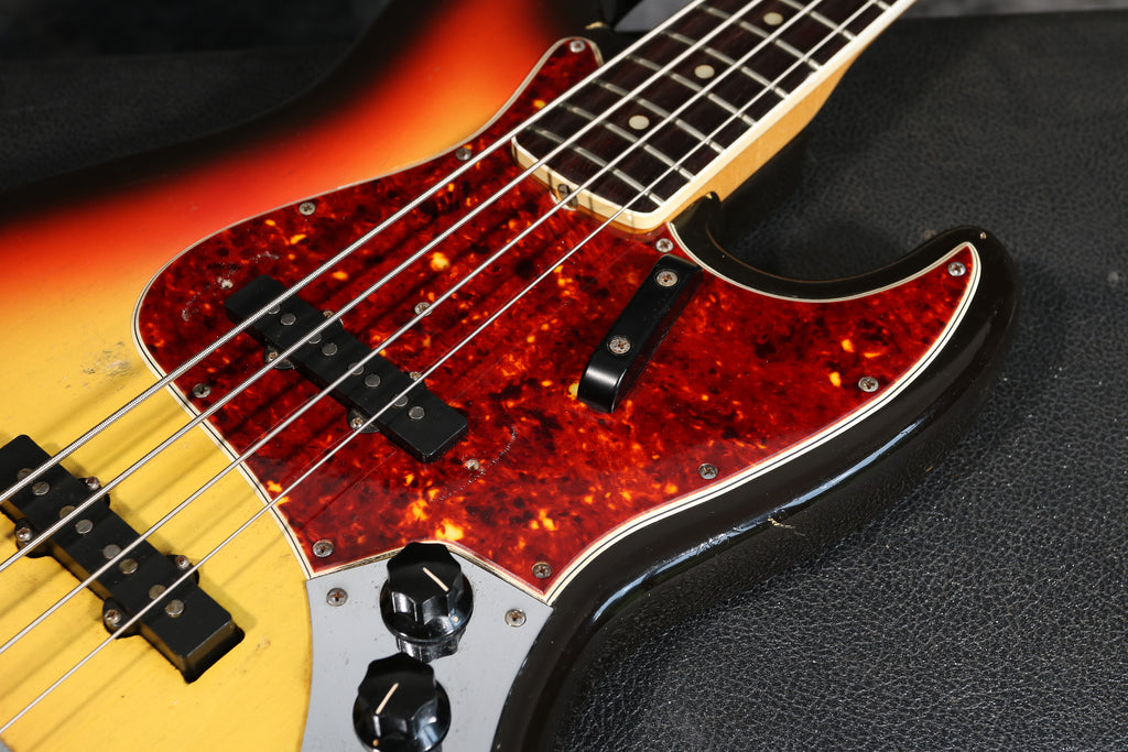 1966 Fender Jazz Bass, Sunburst – Andy Baxter Bass & Guitars