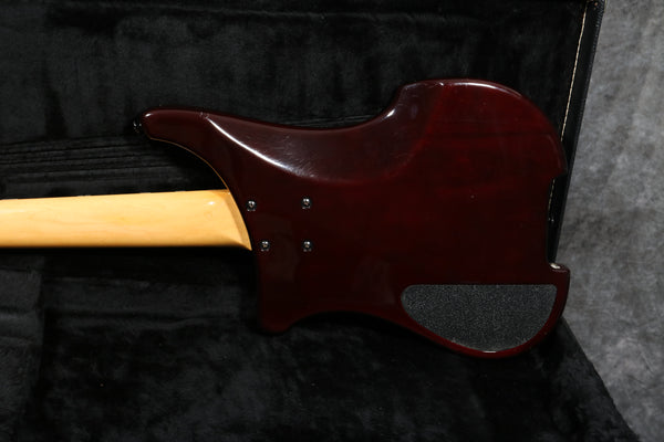 1995 Kubicki Key Factor 5 - Trans Red Burst – Andy Baxter Bass & Guitars