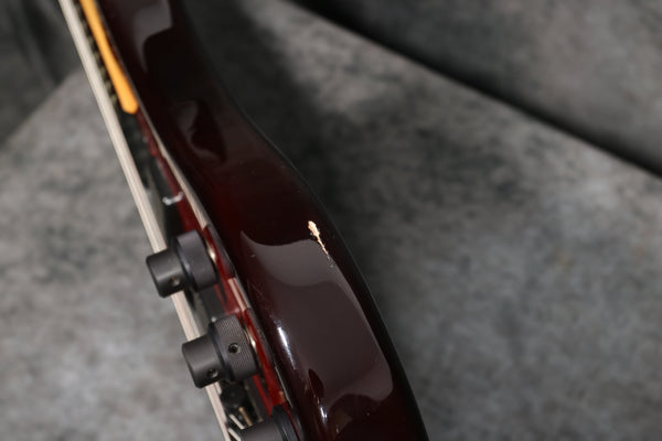 1995 Kubicki Key Factor 5 - Trans Red Burst – Andy Baxter Bass & Guitars