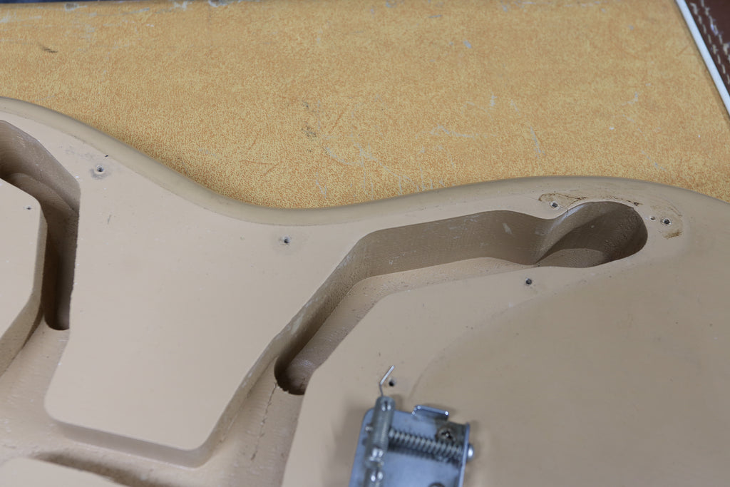 1960 Fender Musicmaster, Desert Sand – Andy Baxter Bass & Guitars