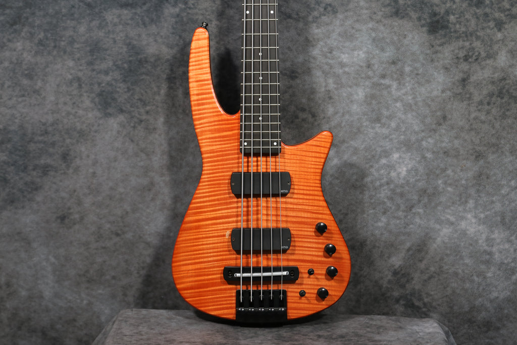 2013 NS Design CR5 Radius Bass, Amber Stain – Andy Baxter Bass & Guitars