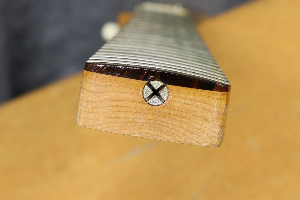 1960 Fender Musicmaster, Desert Sand – Andy Baxter Bass & Guitars