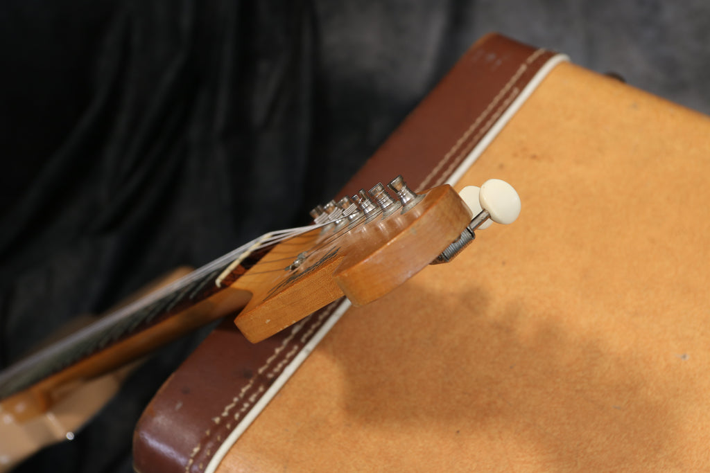 1960 Fender Musicmaster, Desert Sand – Andy Baxter Bass & Guitars