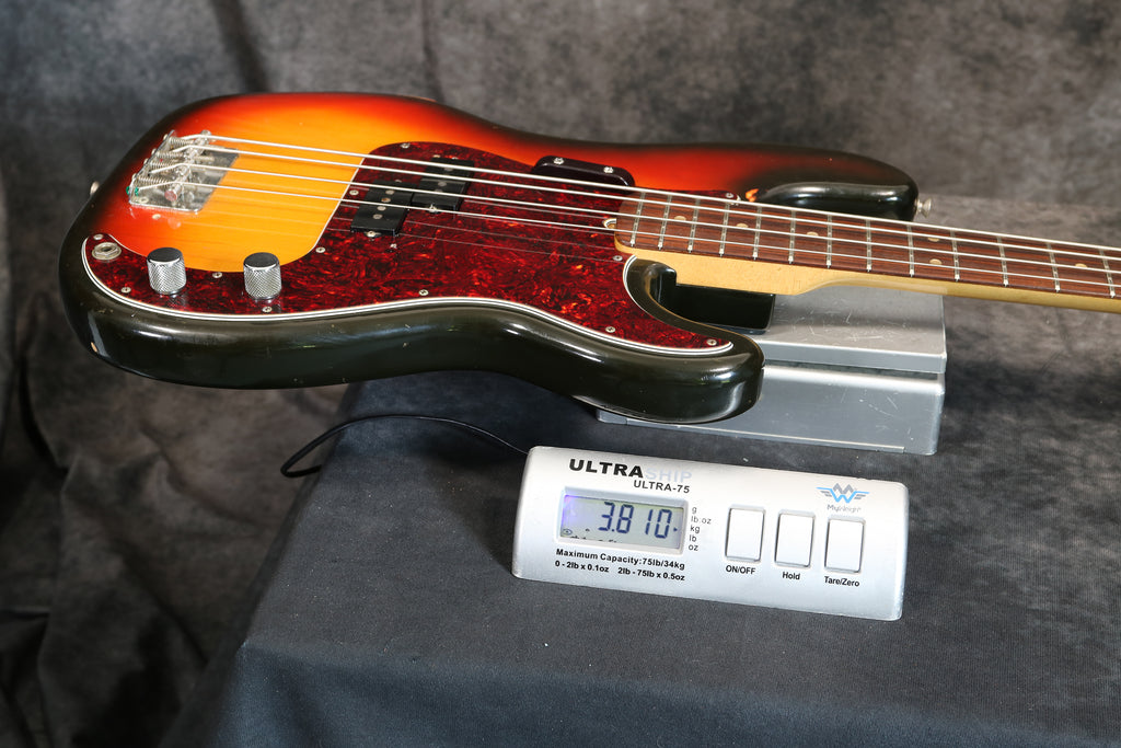 1975 Fender Precision Bass, Sunburst – Andy Baxter Bass & Guitars