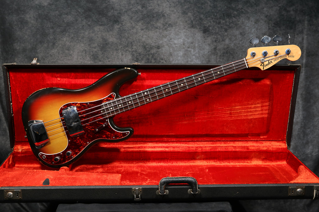 1968 Fender Precision Bass, Sunburst – Andy Baxter Bass & Guitars