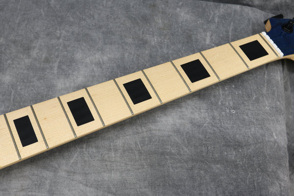 2020 Elrick NJS5, Transparent Blue Gloss – Andy Baxter Bass & Guitars