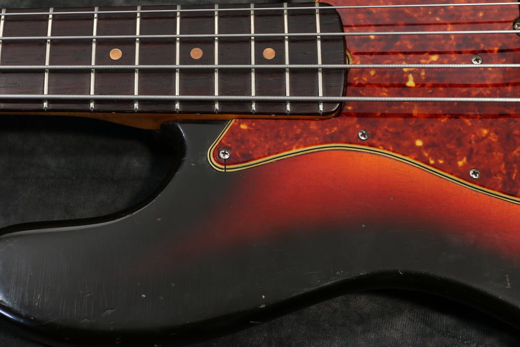 1963 Fender Jazz Bass, Sunburst – Andy Baxter Bass & Guitars