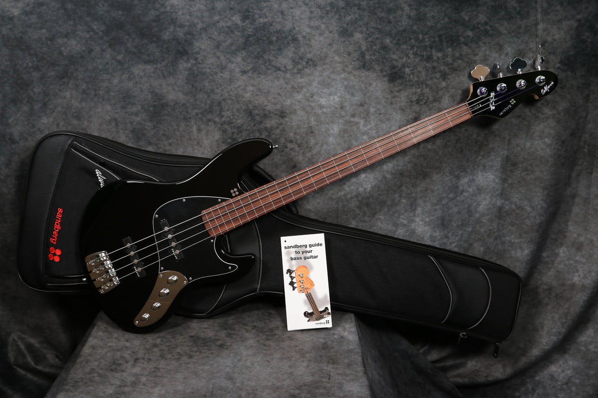 New Sandberg TT4 Fretless, High Gloss Black w/Matching Headstock – Andy ...