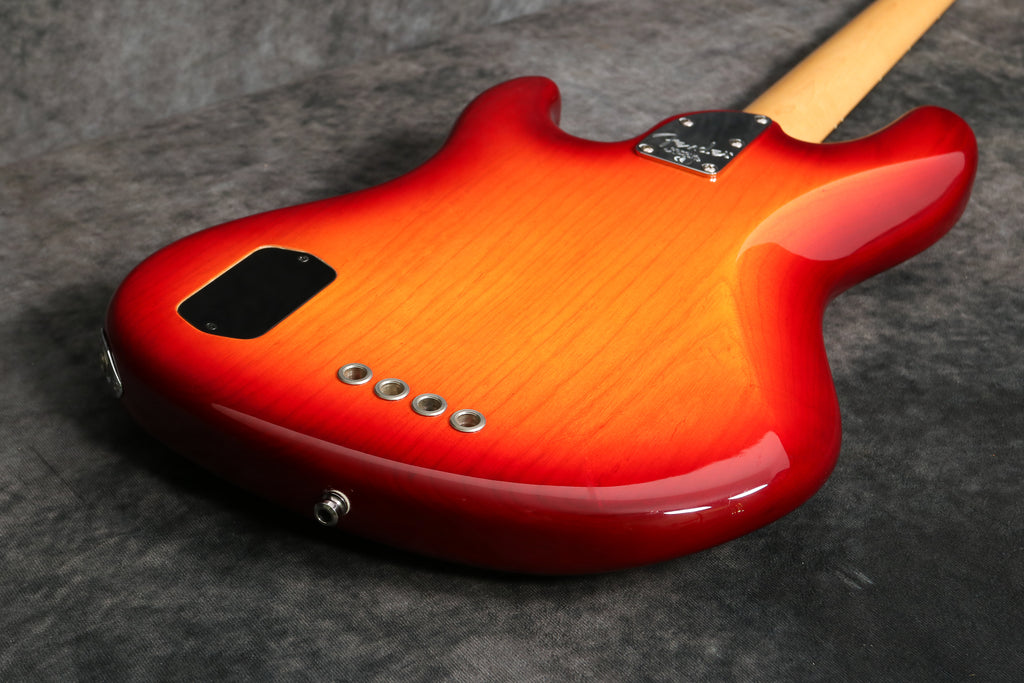 2003 Fender American Deluxe Jazz Bass, Cherry Burst – Andy Baxter Bass ...