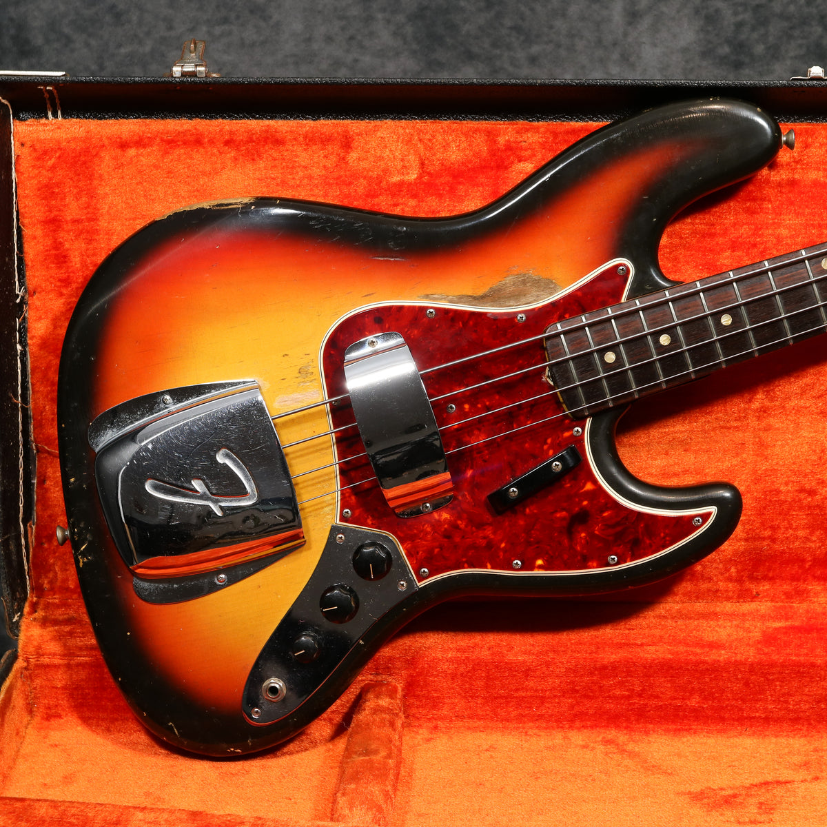 1965 Fender Jazz Bass, Sunburst – Andy Baxter Bass & Guitars