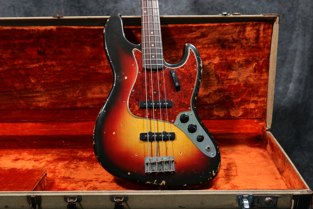 1963 Fender Jazz Bass, Sunburst – Andy Baxter Bass & Guitars