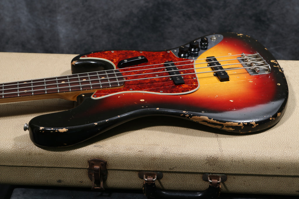 1963 Fender Jazz Bass, Sunburst – Andy Baxter Bass & Guitars