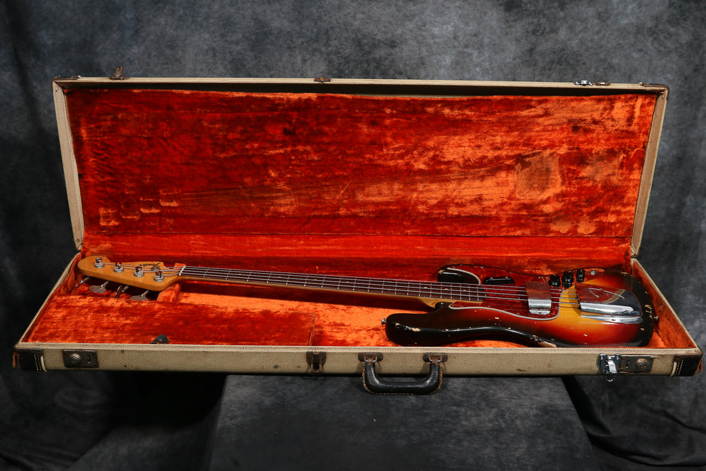 1963 Fender Jazz Bass, Sunburst – Andy Baxter Bass & Guitars