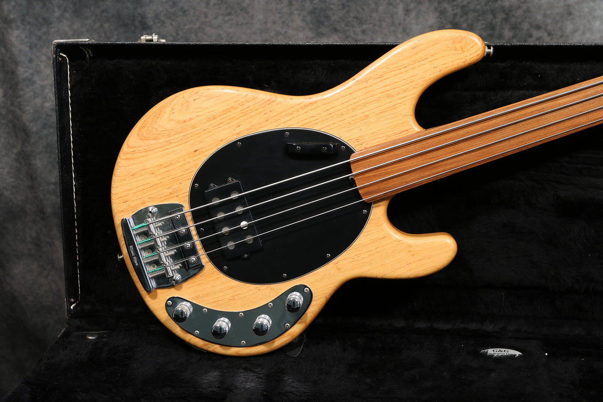 1995 Music Man Stingray 4 H, 3EQ, Fretless, Natural – Andy Baxter Bass ...