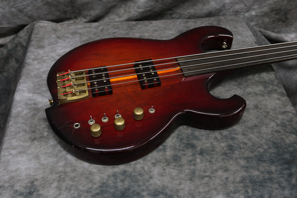 1982 Manson Merlin Bass Fretless - Mahogany Body – Andy Baxter Bass ...