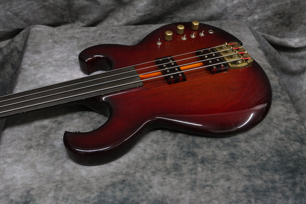 1982 Manson Merlin Bass Fretless - Mahogany Body – Andy Baxter Bass ...