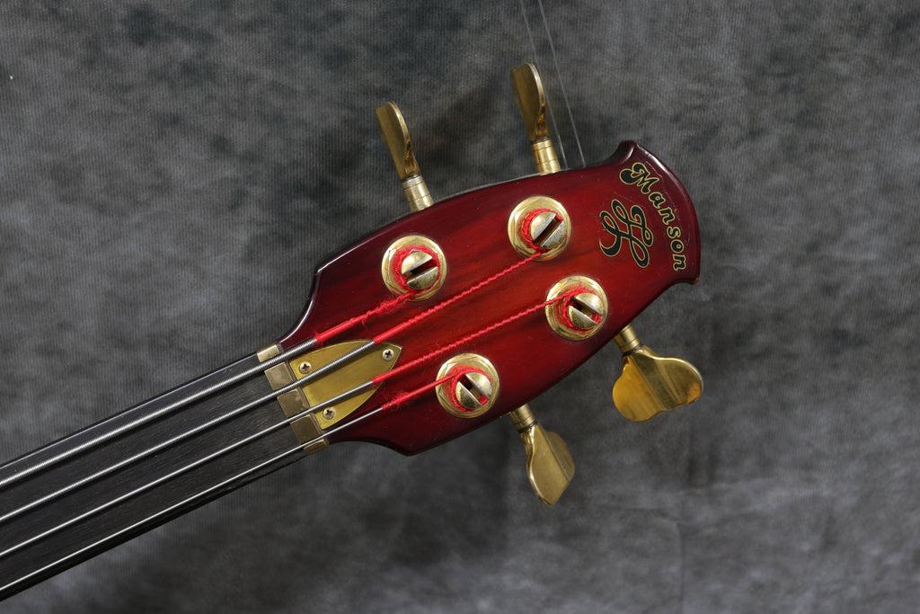 1982 Manson Merlin Bass Fretless - Mahogany Body – Andy Baxter Bass ...