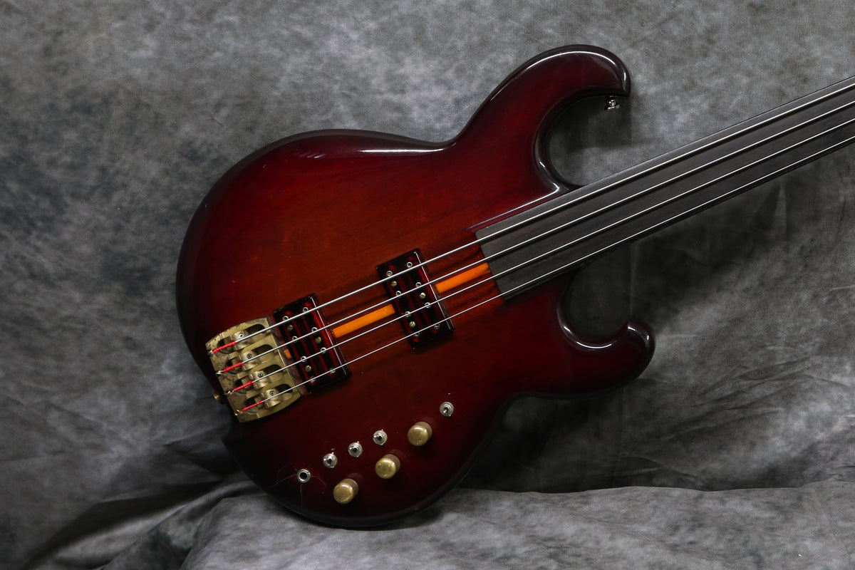 1982 Manson Merlin Bass Fretless - Mahogany Body – Andy Baxter Bass ...