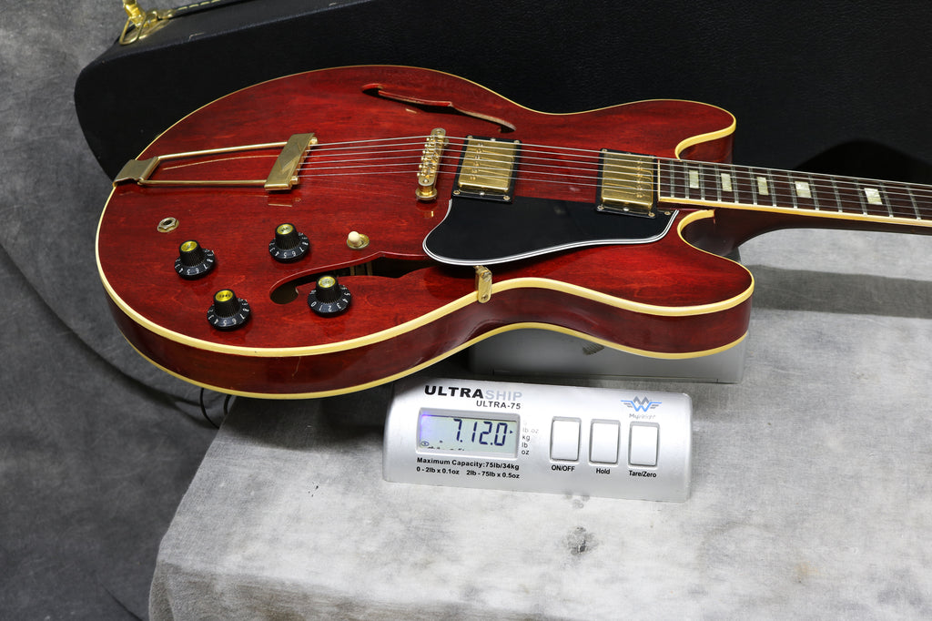 1971 Gibson ES-335 TDC, Cherry w/gold hardware – Andy Baxter Bass & Guitars
