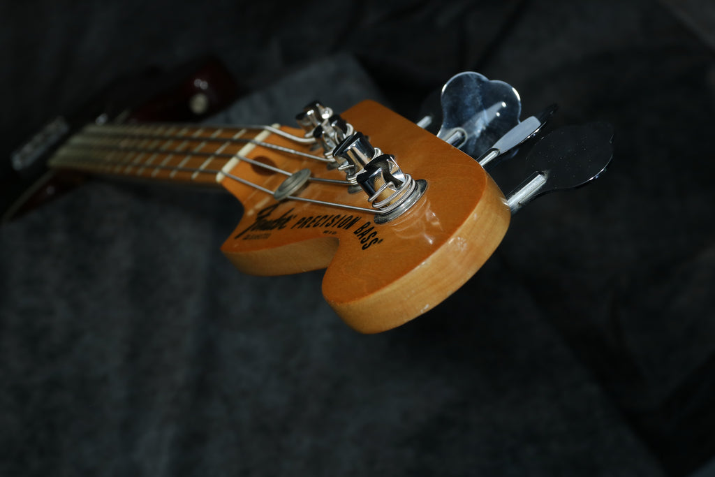 1978 Fender Precision Bass, Wine Red – Andy Baxter Bass & Guitars