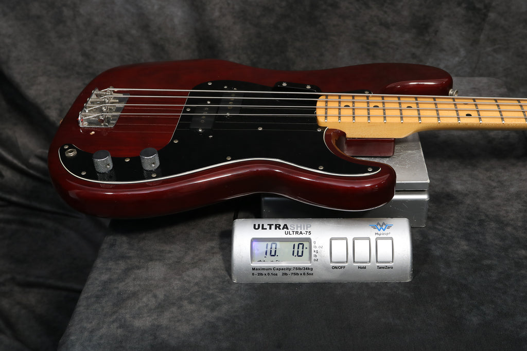 1978 Fender Precision Bass, Wine Red – Andy Baxter Bass & Guitars