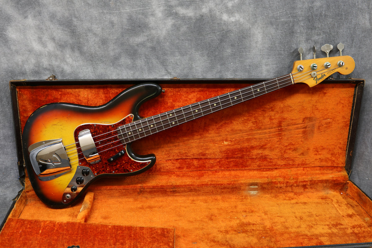 1965 Fender Jazz Bass, L Series, Sunburst – Andy Baxter Bass & Guitars