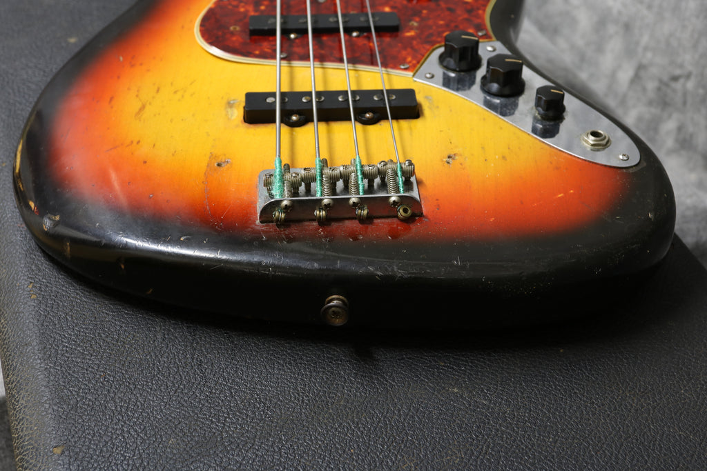 1965 Fender Jazz Bass, L Series, Sunburst – Andy Baxter Bass & Guitars
