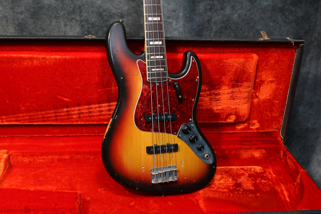 1968 Fender Jazz Bass, Sunburst – Andy Baxter Bass & Guitars