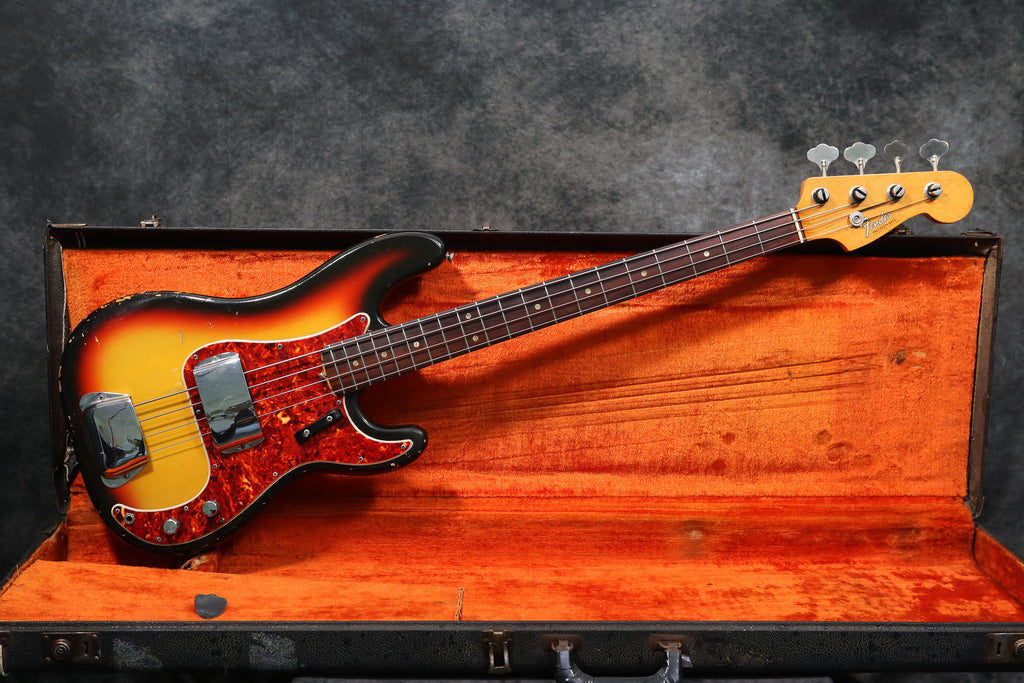 1966 Fender Precision Bass, Sunburst – Andy Baxter Bass & Guitars